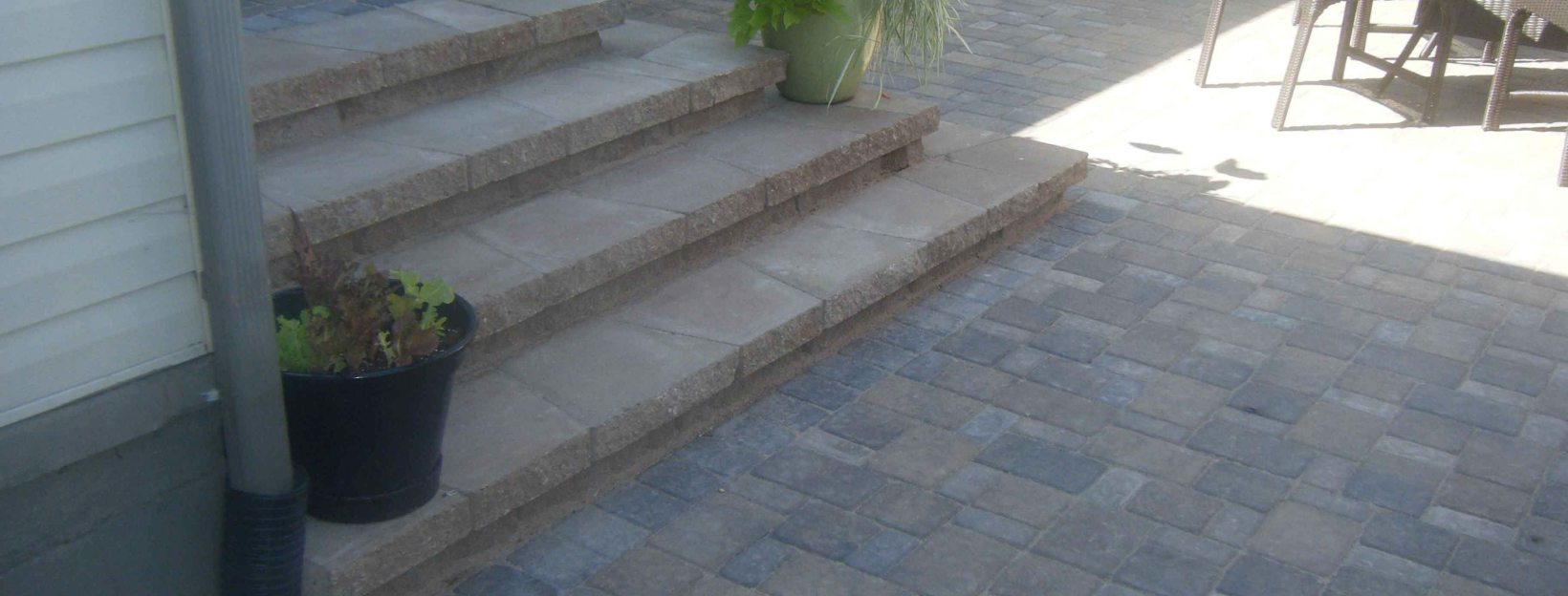 paver patio steps – Leading Edge Landscapes